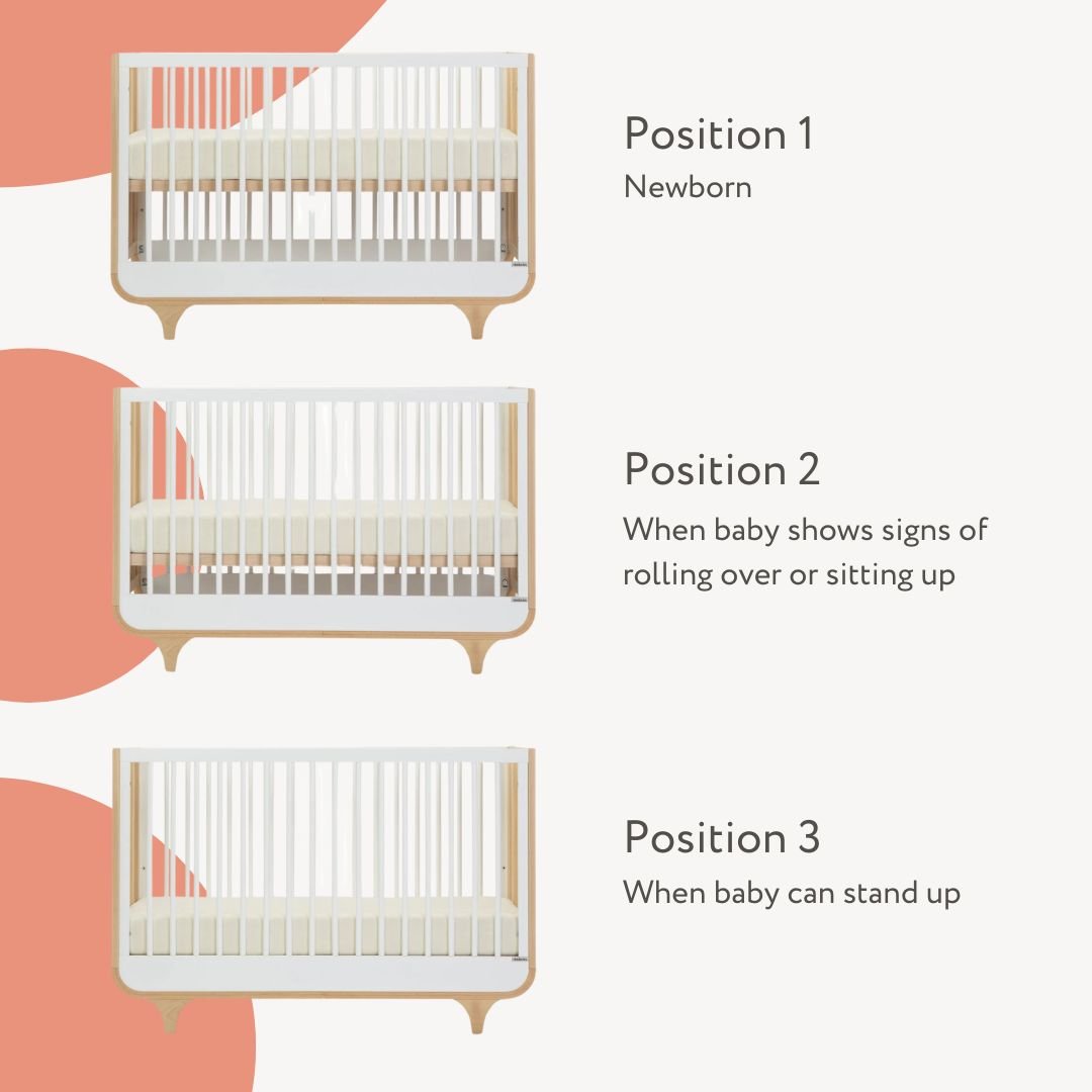 Jolly 3-in-1 Convertible Crib - dadada baby