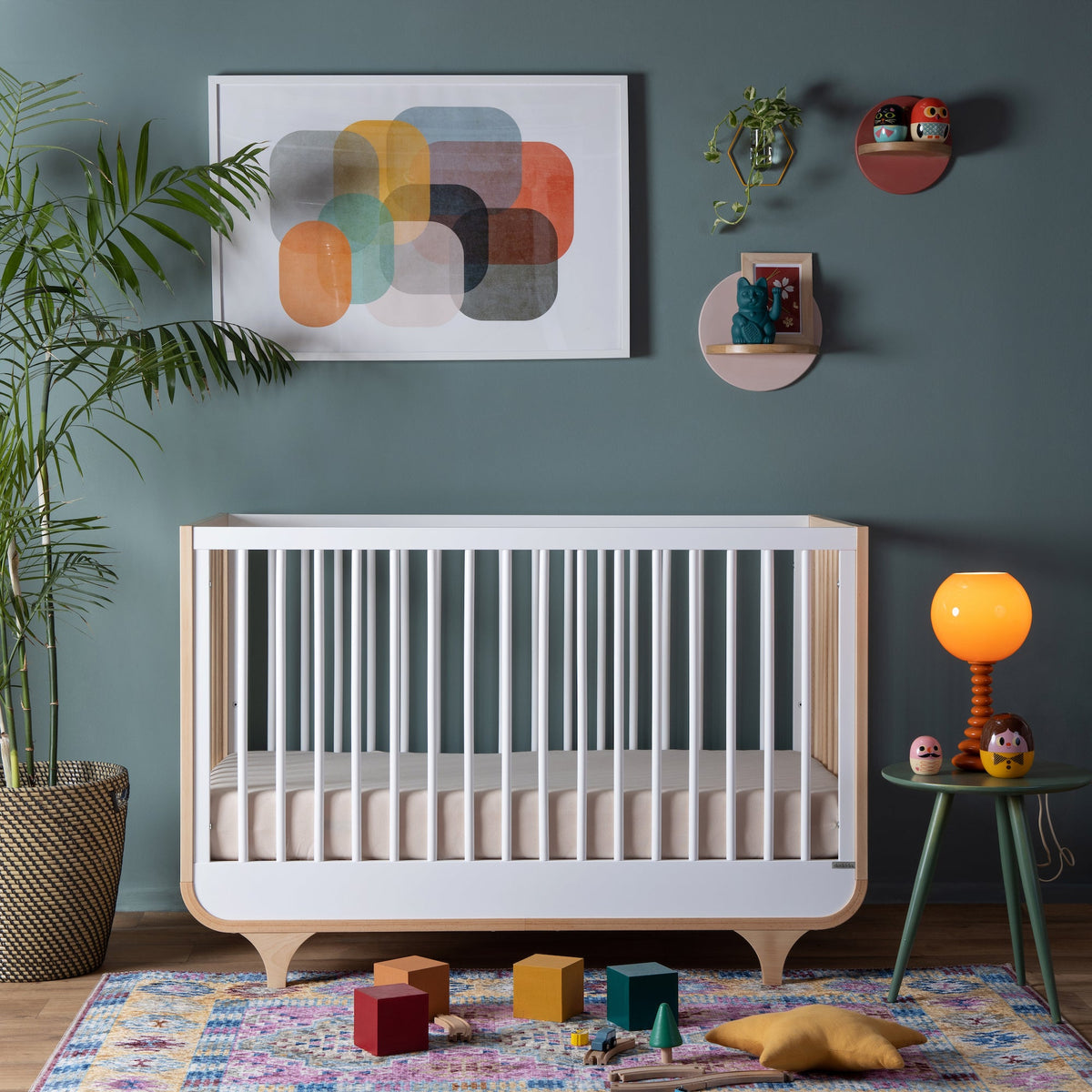 Jolly 3-in-1 Convertible Crib - dadada baby